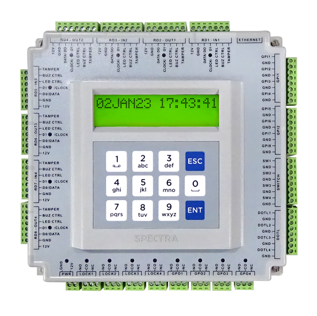 Access Control Panel – QuadXs 2C | Spectra
