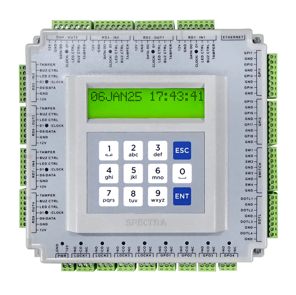 QuadXs 2C - Four Door Access Control Panel | Spectra